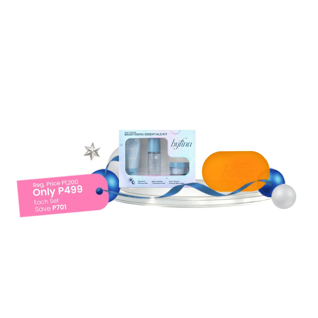 Dew It Bright Essentials Kit + Brightening Body Soap (100g) – byfina